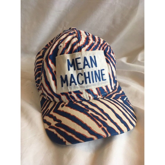 Unbranded | Accessories | Vtg Red White Blue Mean Machine Big Patch ...